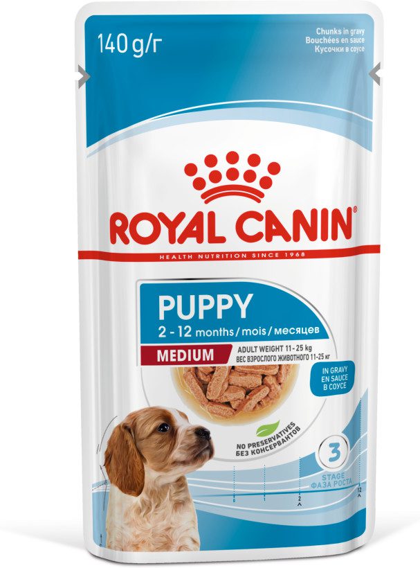Medium Puppy Chunks In Gravy - ROYAL CANIN® Professionals